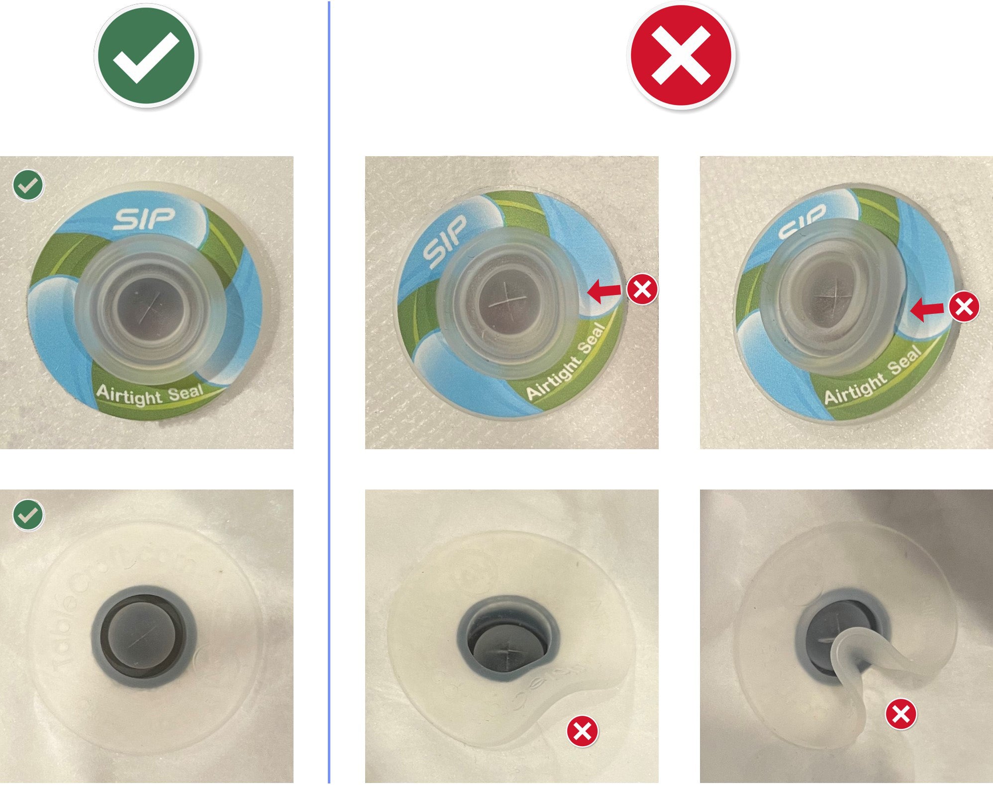 Install SIP Valve onto any mask – SIPmask