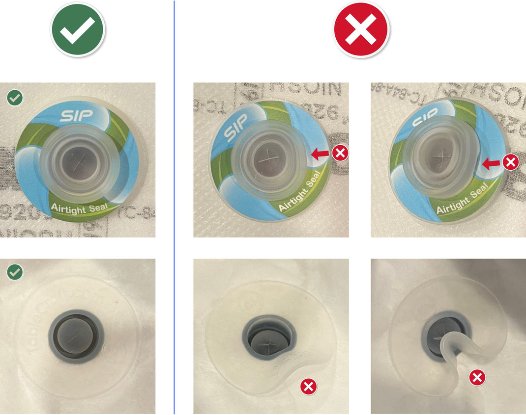 Install SIP Valve onto any mask – SIP Airtight Drinking Valve