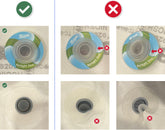 Install SIP Valve onto any mask – SIP Airtight Drinking Valve