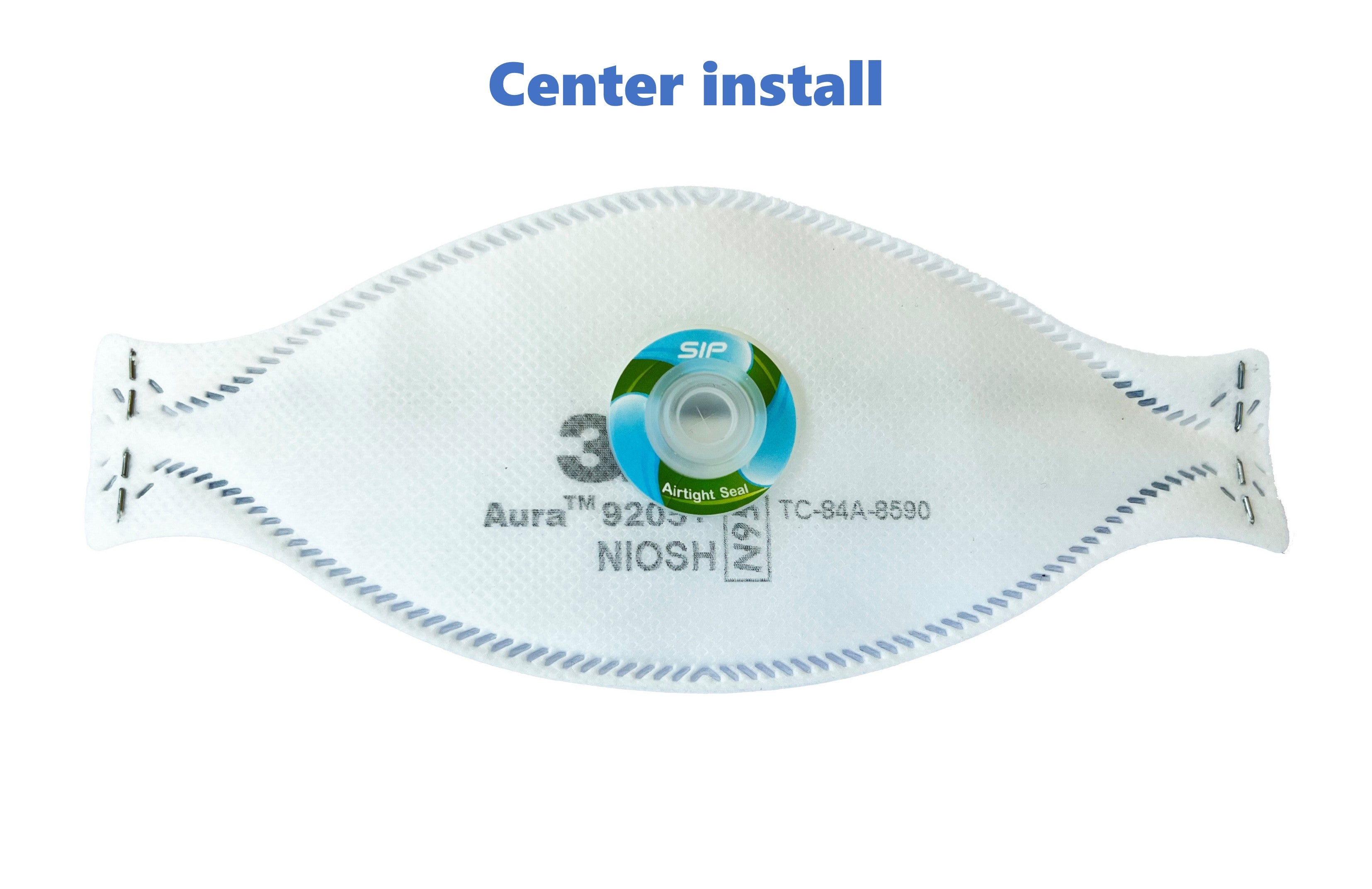 Install SIP Valve onto any mask – SIP Airtight Drinking Valve