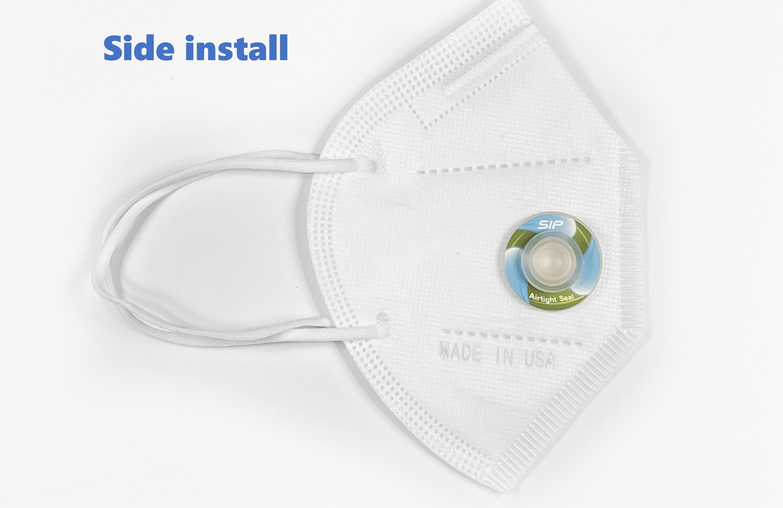 Install SIP Valve onto any mask – SIPmask